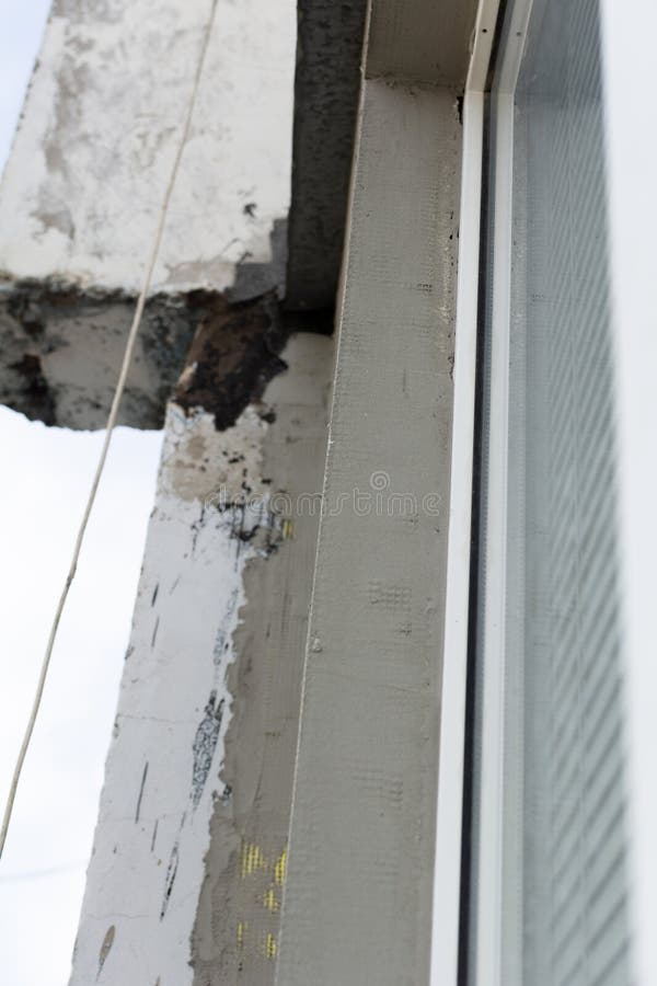 Insulation of the Facade with Foam Plastic. Finishing of Slopes and ...