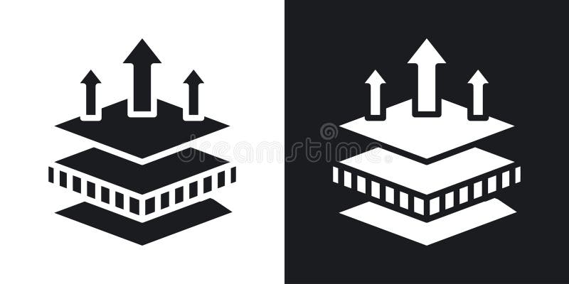 Insulation icon vector stock vector. Illustration of board - 348263444