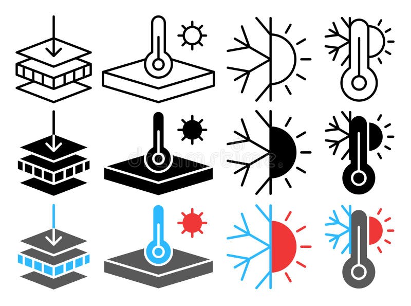 Insulation icon vector stock vector. Illustration of building - 348095376