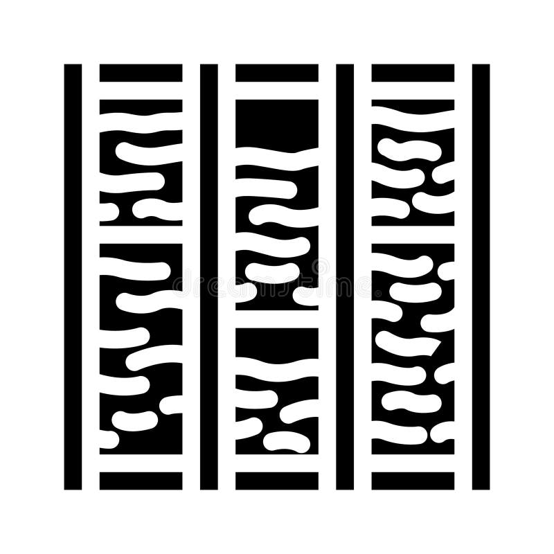 Insulation Installation Frame House Glyph Icon Vector Illustration ...