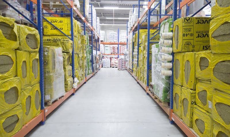 Insulation Materials at Dedeman Construction Store Editorial Stock ...