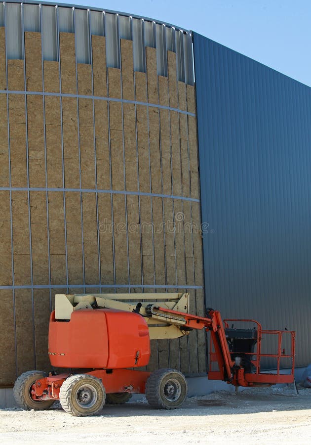 Insulation Project with Rock Wool Stock Photo - Image of lifting, house ...