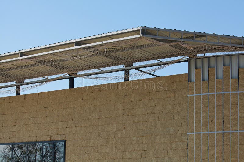 Insulation Project with Rock Wool Stock Image - Image of protection ...