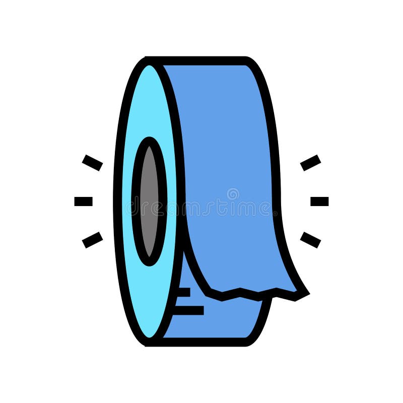 Insulation Roll Color Icon Vector Illustration Stock Illustration ...