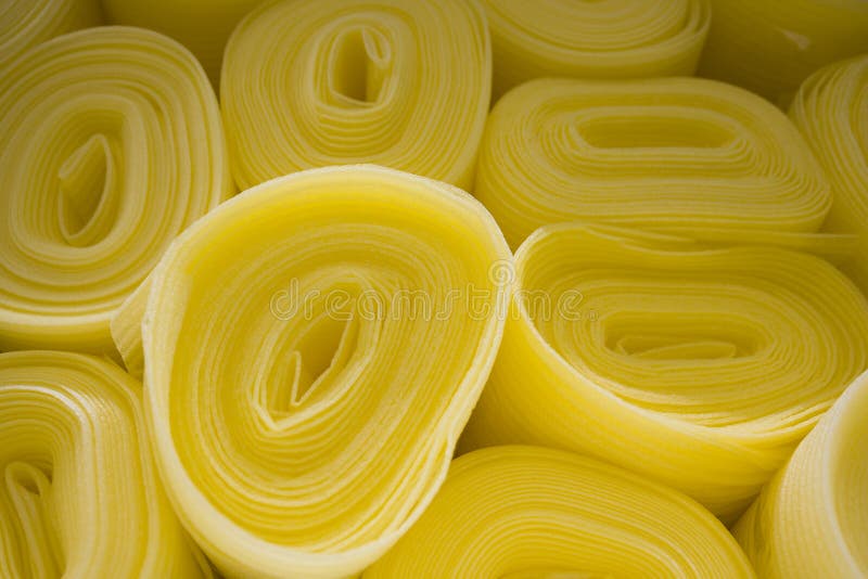 Insulation Rolls in Yellow Packaging Close Up. Insulation Construction ...