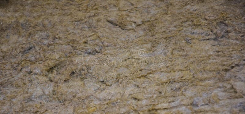 Insulation Stone Wool Texture. Rock Mineral Wool, Close Up. Mineral ...
