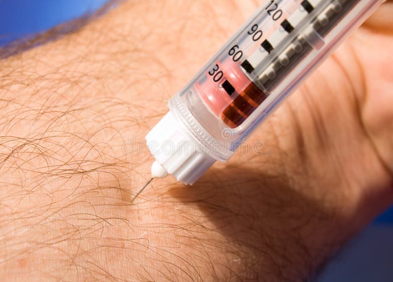 Insulin Injection stock photo. Image of injecting, insulin - 9095786