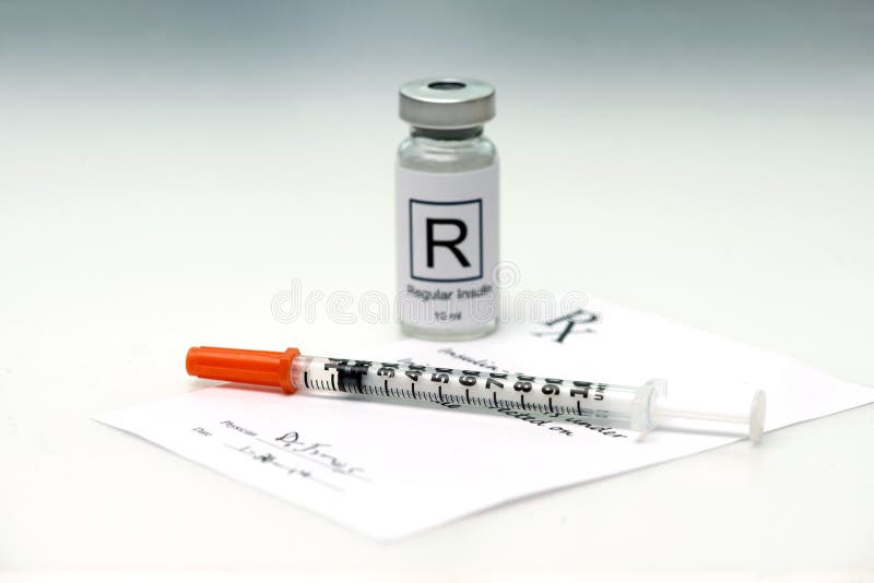 Insulin Prescription stock photo. Image of drug, care - 38544062