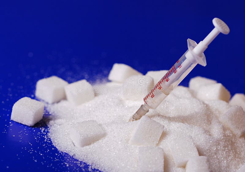 Insulin & sugar stock photo. Image of fine, granulated - 7109058