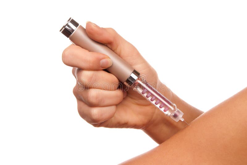 Insulin Syringe Pen Injector Humalog Kwik-pen Stock Image - Image of ...