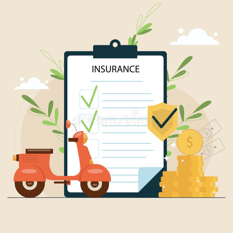 Scooter Insurance. Motorcycle or Motorbike Protection If Road Accident ...