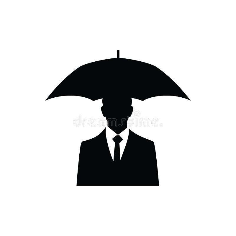 Insurance Agent Icon stock vector. Illustration of vector - 296706366