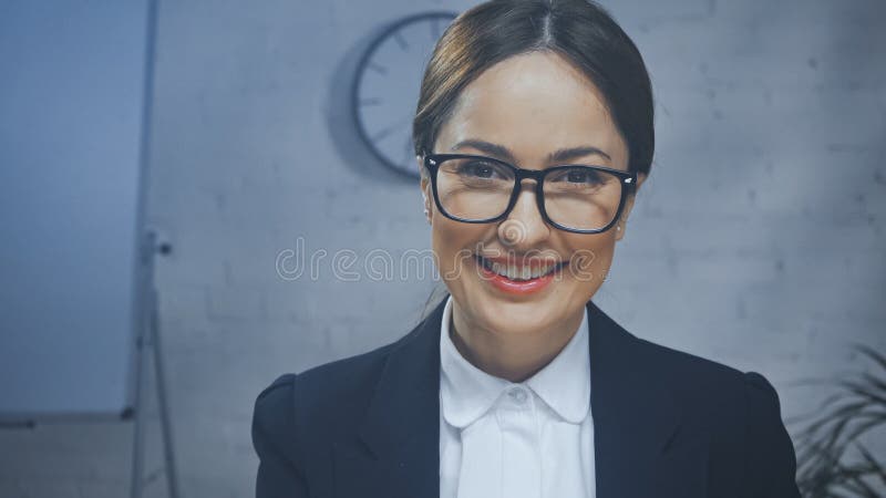 Insurance Agent Looking at Camera in Stock Image - Image of smiling ...