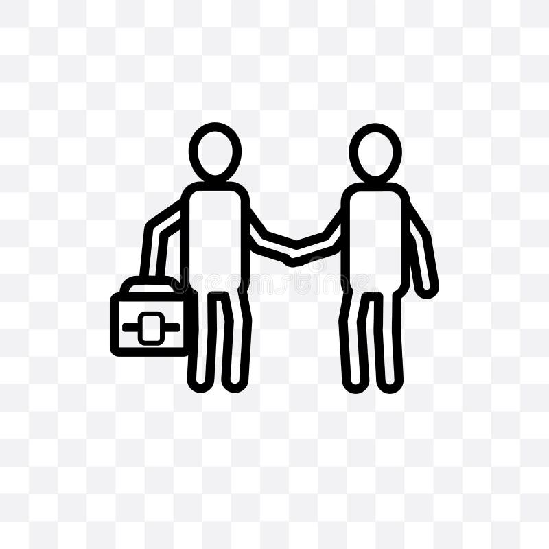 Medical Insurance Vector Linear Icon Isolated on Transparent Background ...