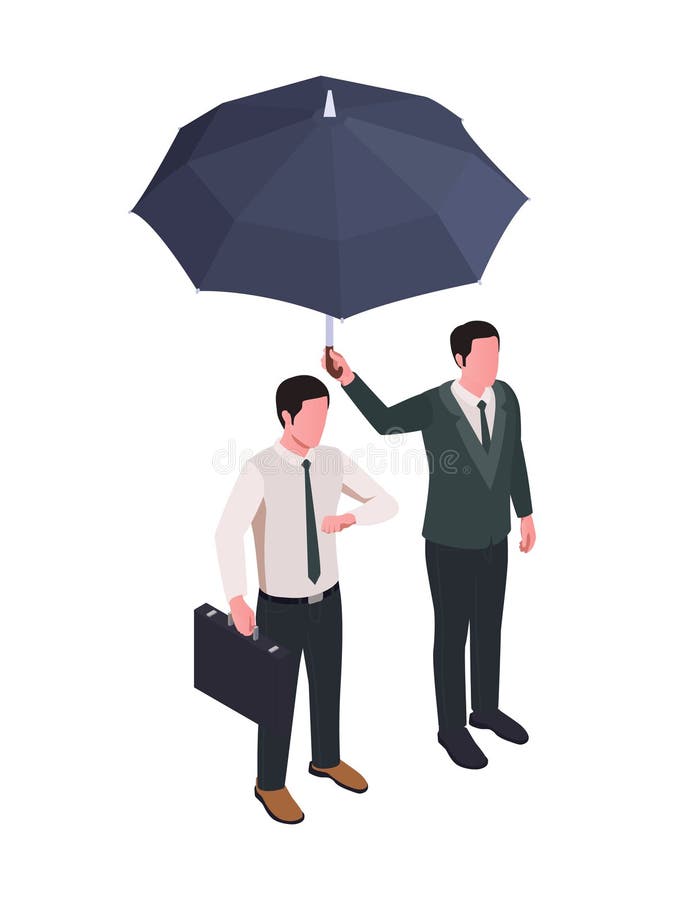 Insurance Agents Vector Illustration Stock Vector - Illustration of ...