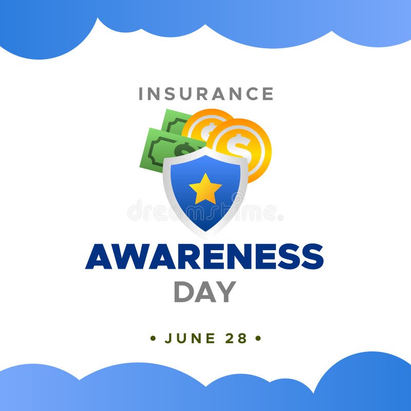 Insurance Awareness Day Background Design Stock Vector - Illustration ...