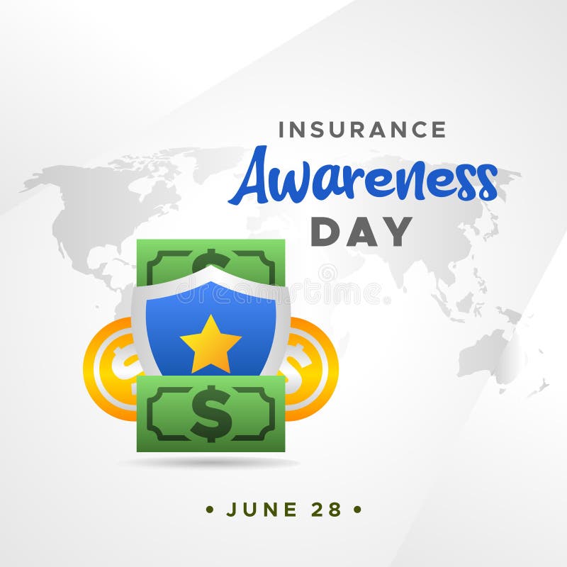 Insurance Awareness Day Background Design Stock Vector - Illustration ...