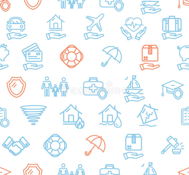 Insurance Background stock illustration. Illustration of hand - 65273891