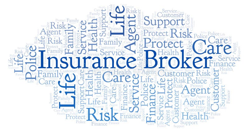 Insurance Broker Word Cloud. Stock Illustration - Illustration of ...
