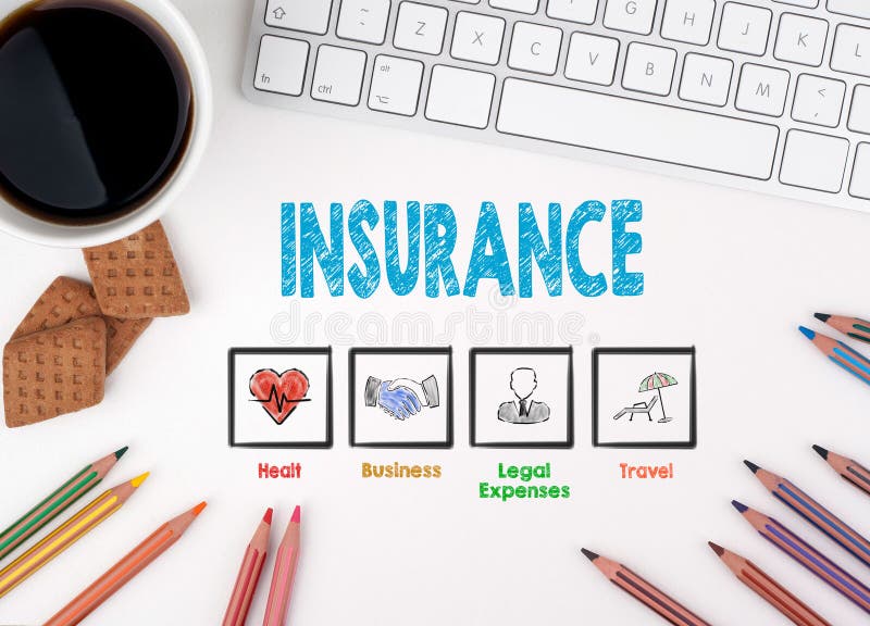 Insurance. Business Concept Stock Illustration - Illustration of ...