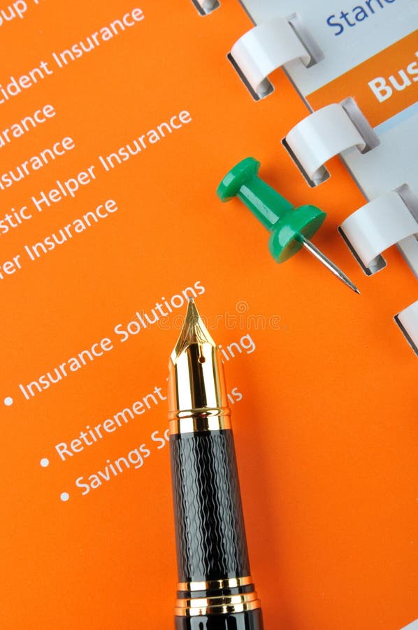 Insurance business plan stock photo. Image of industry - 18826910