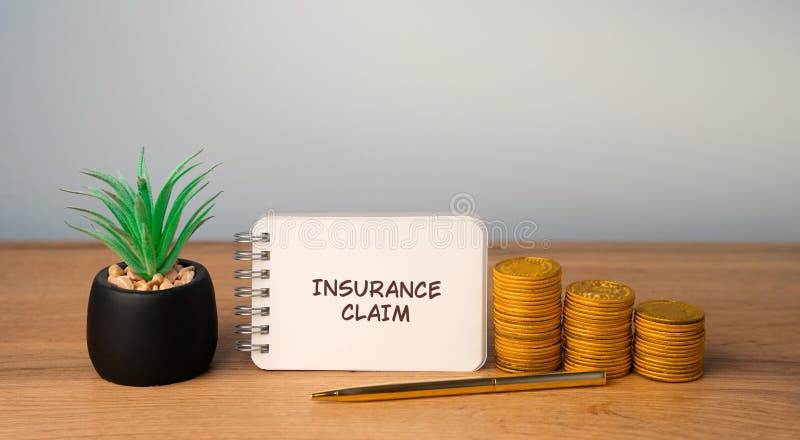 Insurance claim concept. stock photo. Image of business - 367004808
