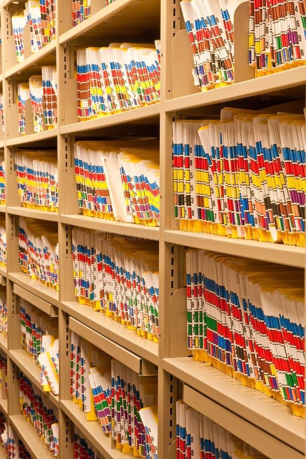 Insurance Claim Folders stock photo. Image of interior - 13391156