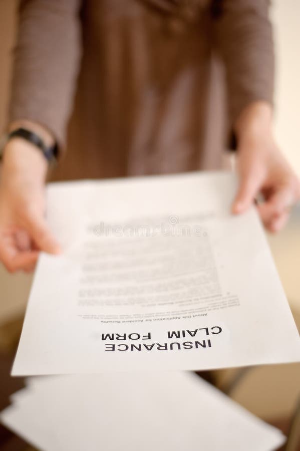 Insurance claim form stock photo. Image of office, form - 18235400