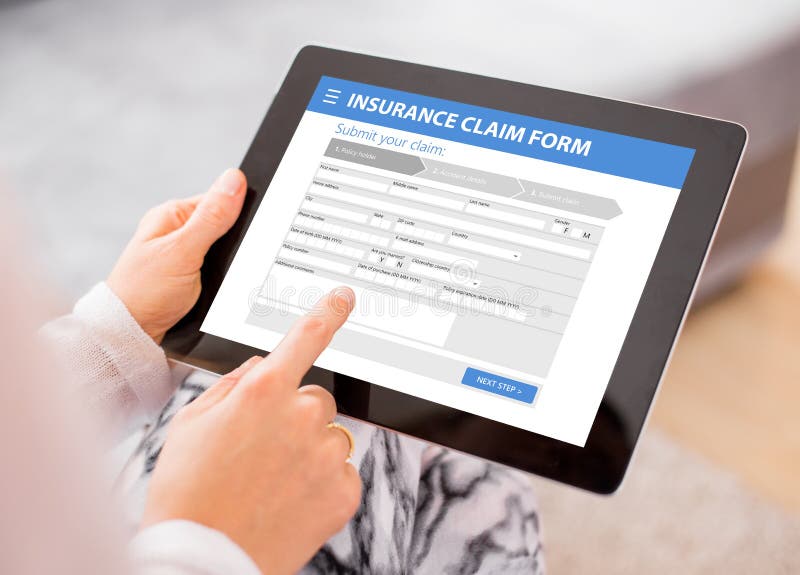 Insurance Claim Form stock photo. Image of claiming, financial - 28090516