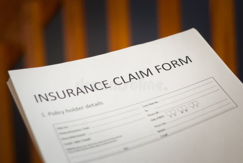 Insurance claim form stock photo. Image of advice, accident - 85845288