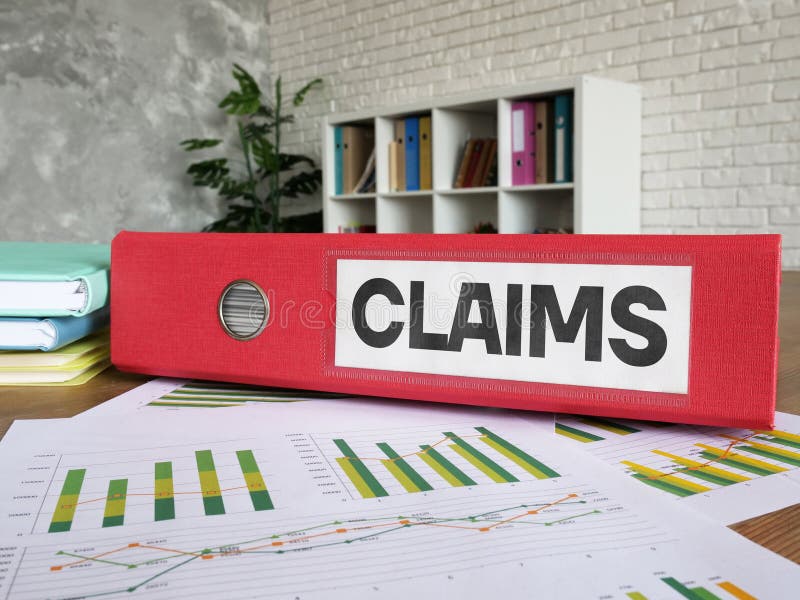 Insurance Claims Management is Shown Using the Text Stock Photo - Image ...