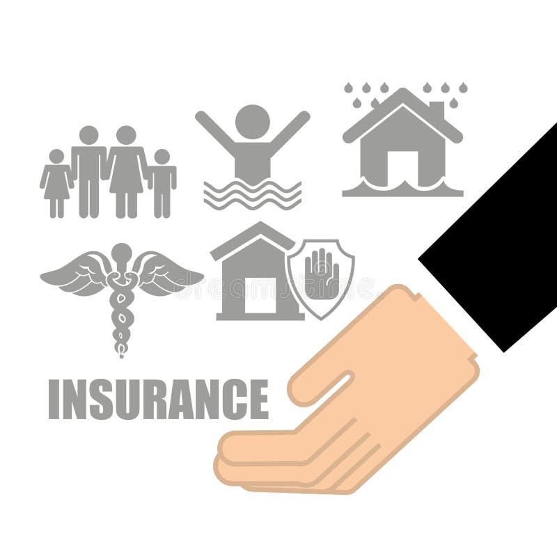 Insurance company design stock vector. Illustration of life - 65830673