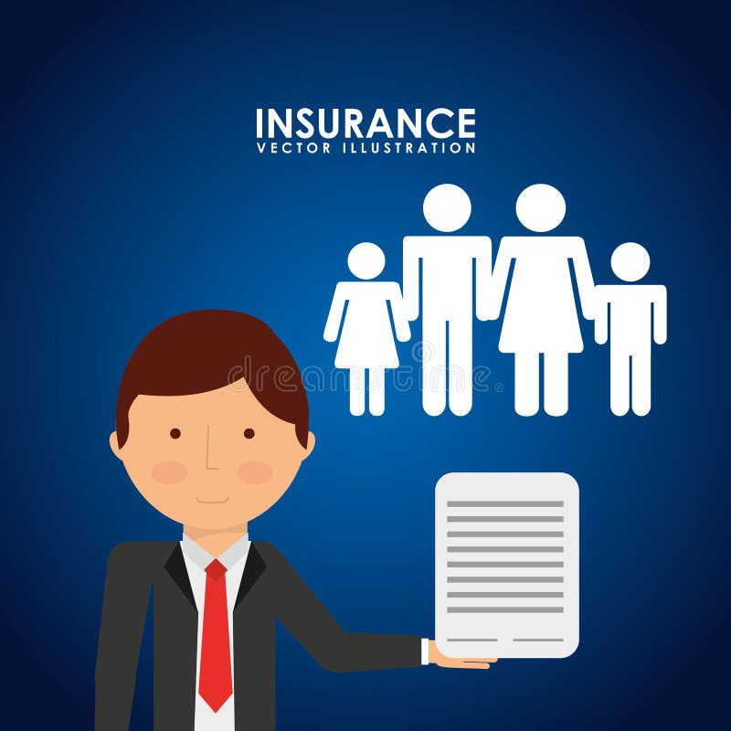 Insurance Company Headquartered Stock Illustration - Illustration of ...