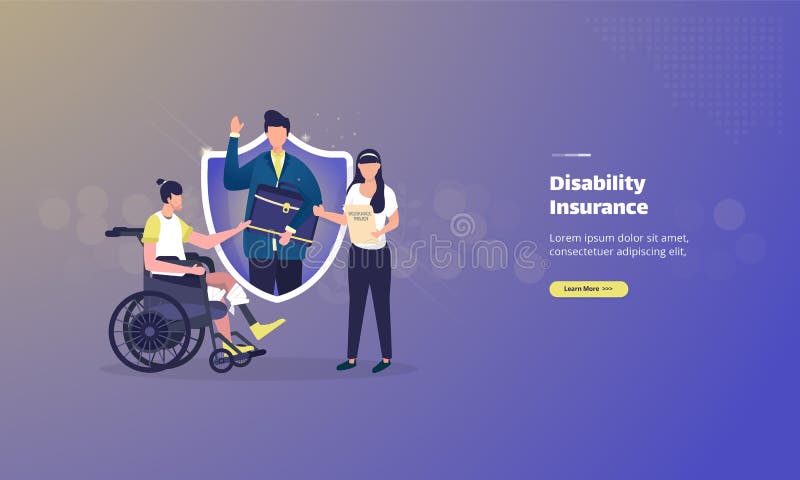 Concept of Disability Insurance Stock Image - Image of concept ...