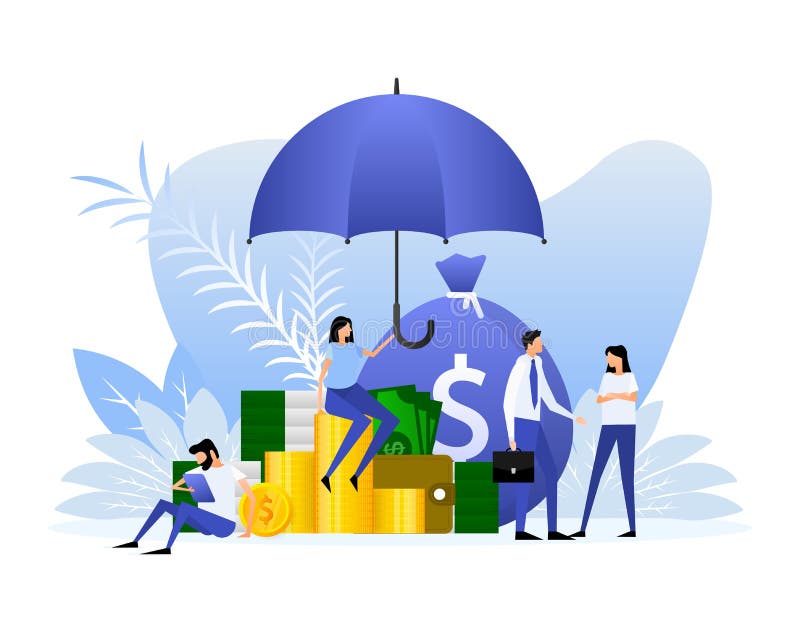 Car Insurance Concept. Insurance Policy. Money Guarantee. Vector ...