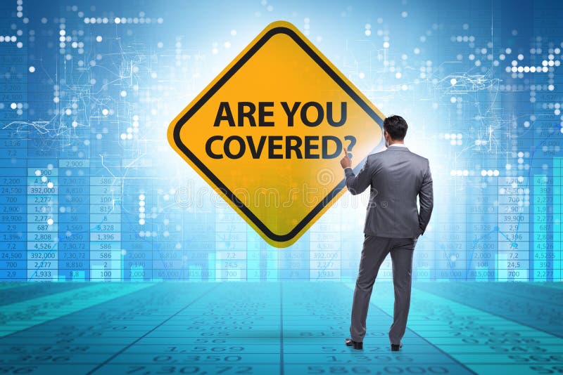 Insurance Concept with the Question are You Covered Stock Photo - Image ...