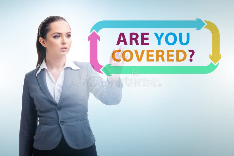 Insurance Concept with the Question are You Covered Stock Image - Image ...