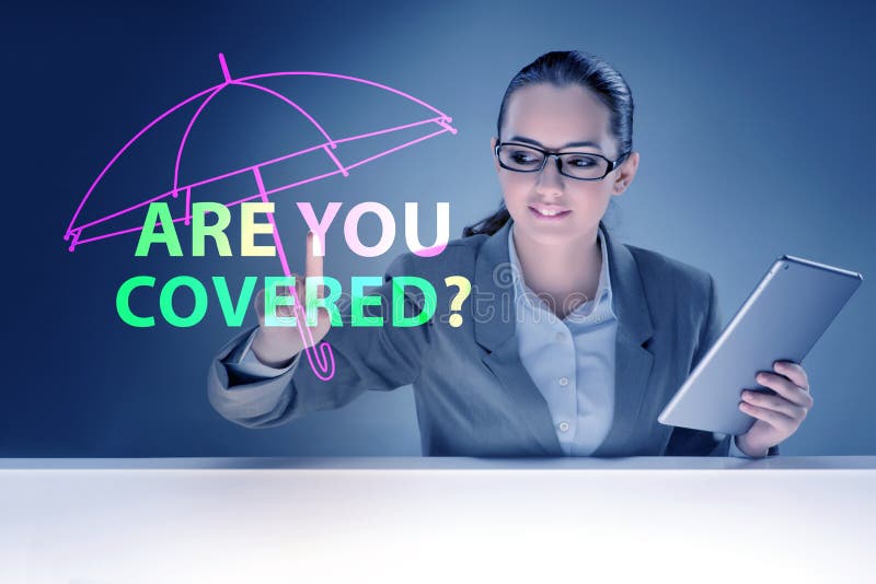 Insurance Concept with the Question are You Covered Stock Photo - Image ...