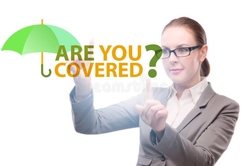 Insurance Concept with the Question are You Covered Stock Image - Image ...