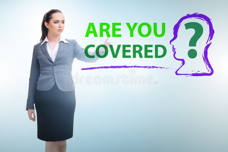 Insurance Concept with the Question are You Covered Stock Image - Image ...