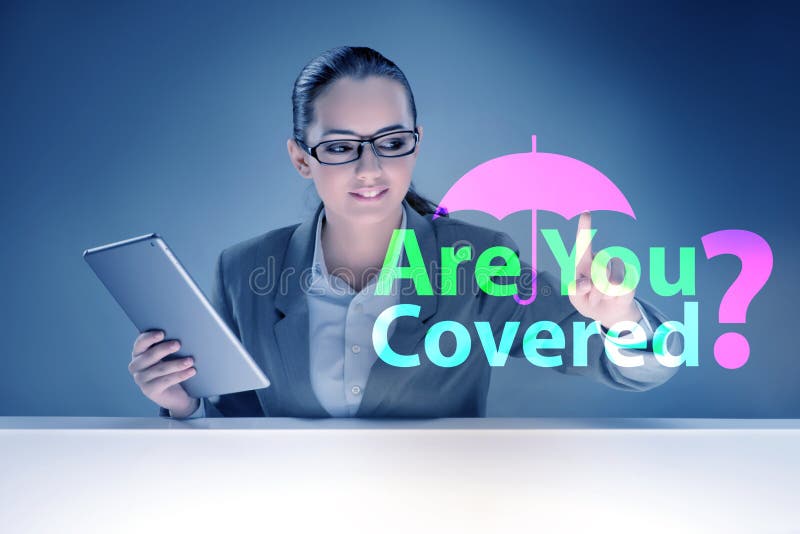 Insurance Concept with the Question are You Covered Stock Photo - Image ...