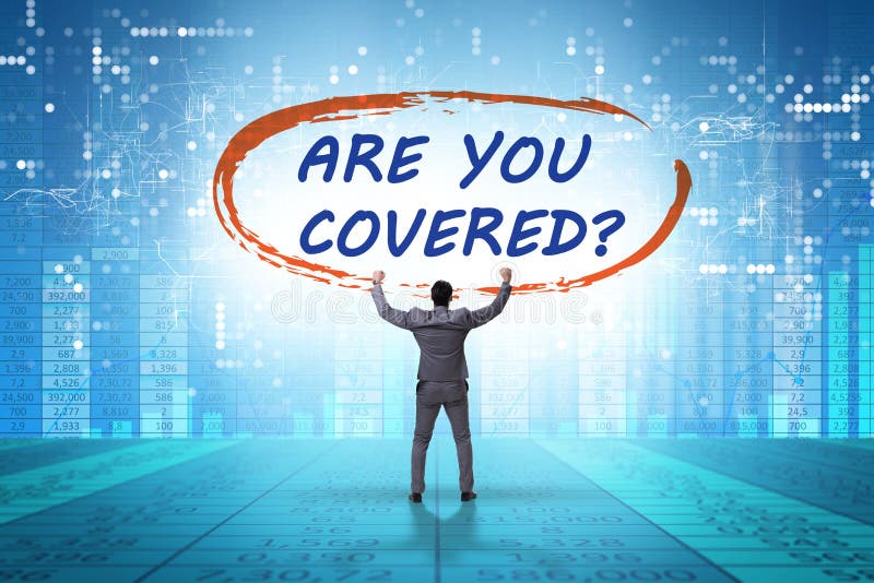 Insurance Concept with the Question are You Covered Stock Image - Image ...