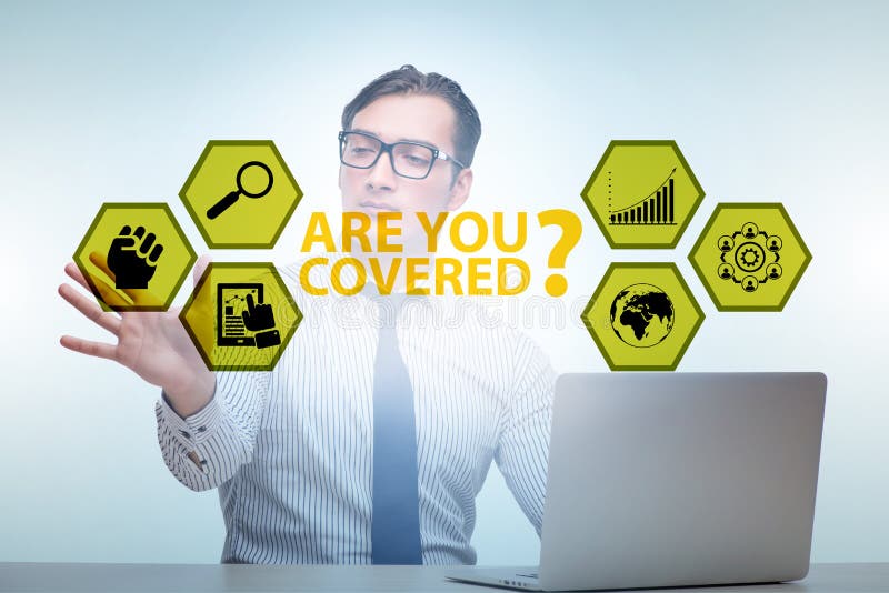 Insurance Concept with the Question are You Covered Stock Image - Image ...