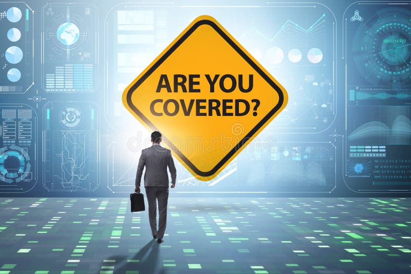Insurance Concept with the Question are You Covered Stock Image - Image ...