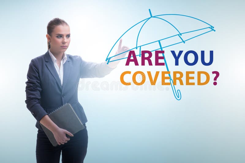 Insurance Concept with the Question are You Covered Stock Image - Image ...
