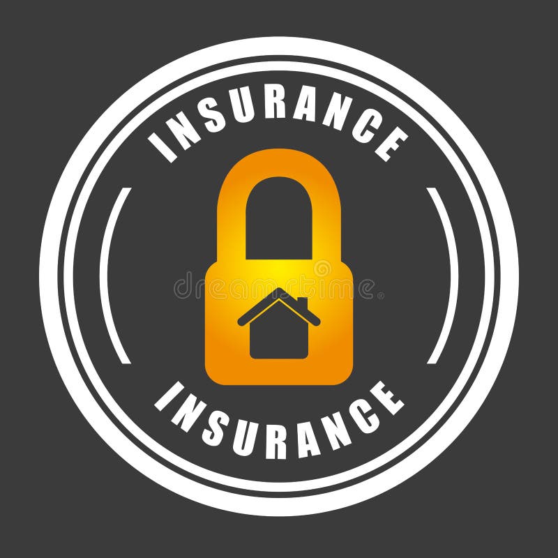 Insurance design stock vector. Illustration of circle - 46918398