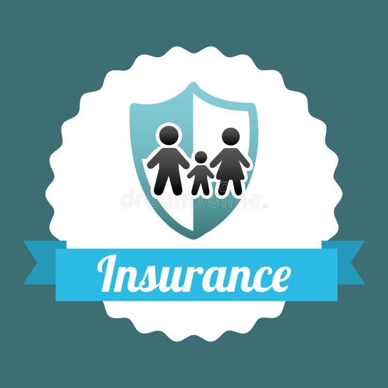 Insurance design stock vector. Illustration of protection - 47135696