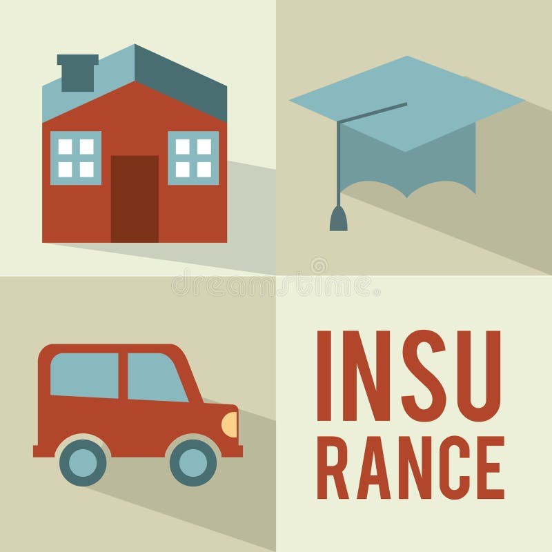Insurance design stock vector. Illustration of coverage - 45744979