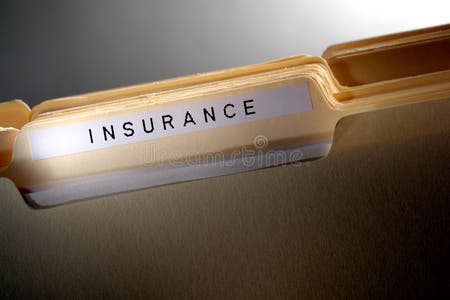 Insurance File Folder for Casualty Policy Papers Stock Image - Image of ...