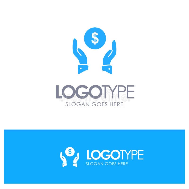 Insurance, Finance Insurance, Money, Protection Blue Solid Logo with ...